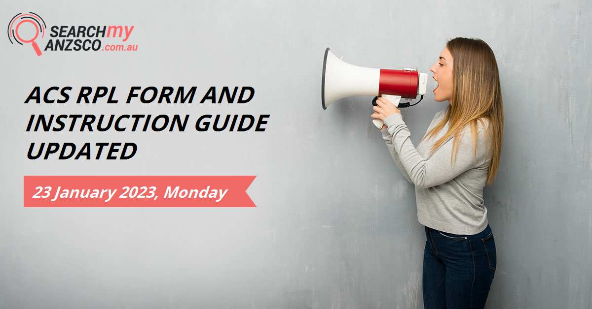 ACS RPL Form And Instruction Guide Updated