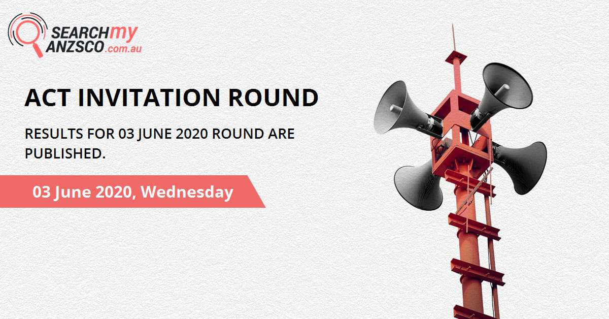 ACT Invitation Round