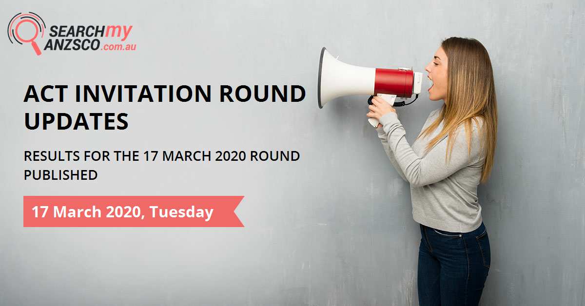 ACT Invitation Round updates