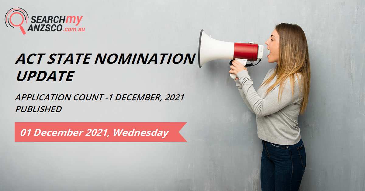 ACT State Nomination Update