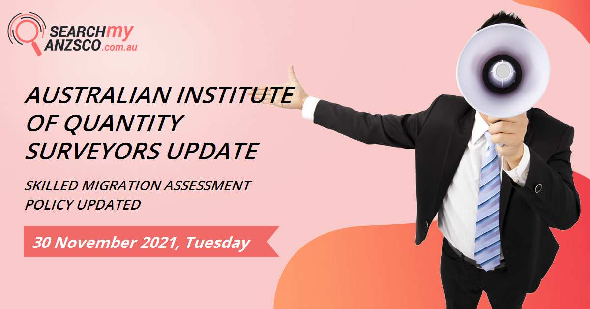 Australian Institute of Quantity Surveyors Update