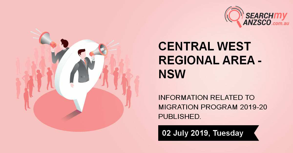 Central West Regional Area - NSW