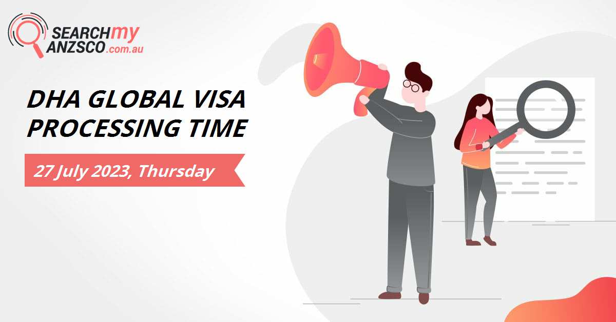 DHA Global Visa processing time