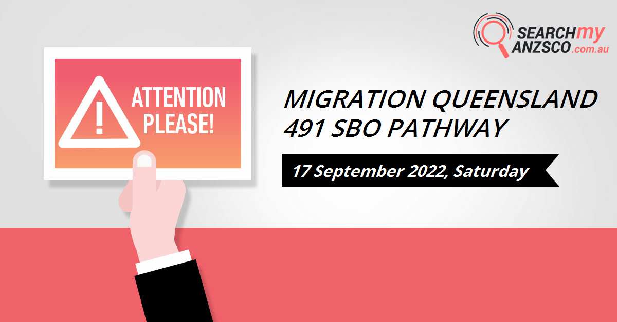 Migration Queensland 491 SBO Pathway