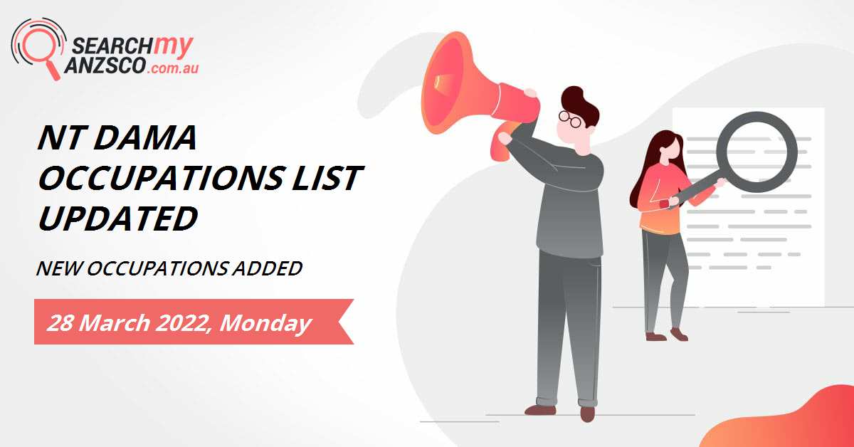 NT DAMA occupations list updated