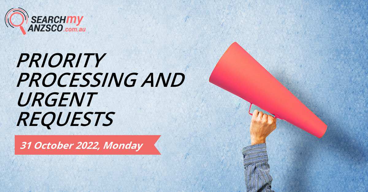 Priority Processing and urgent requests