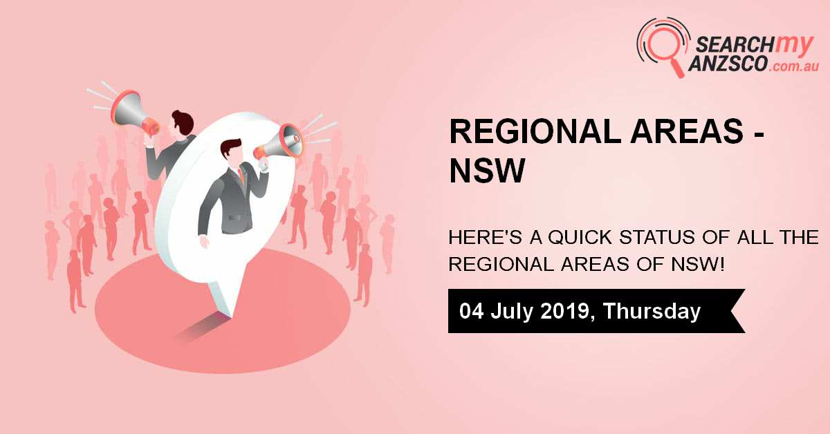 Regional Areas - NSW