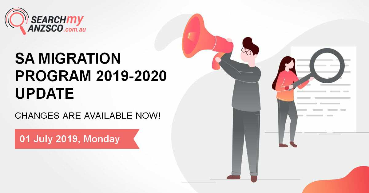 SA Migration Program 2019-2020 Update