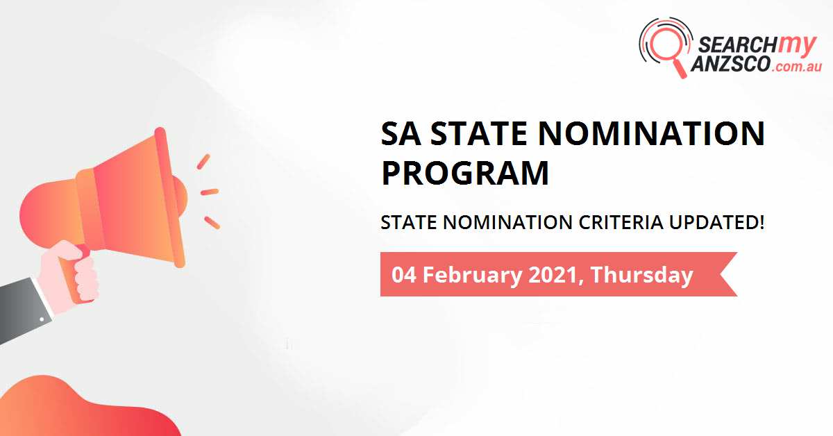 SA State Nomination Program