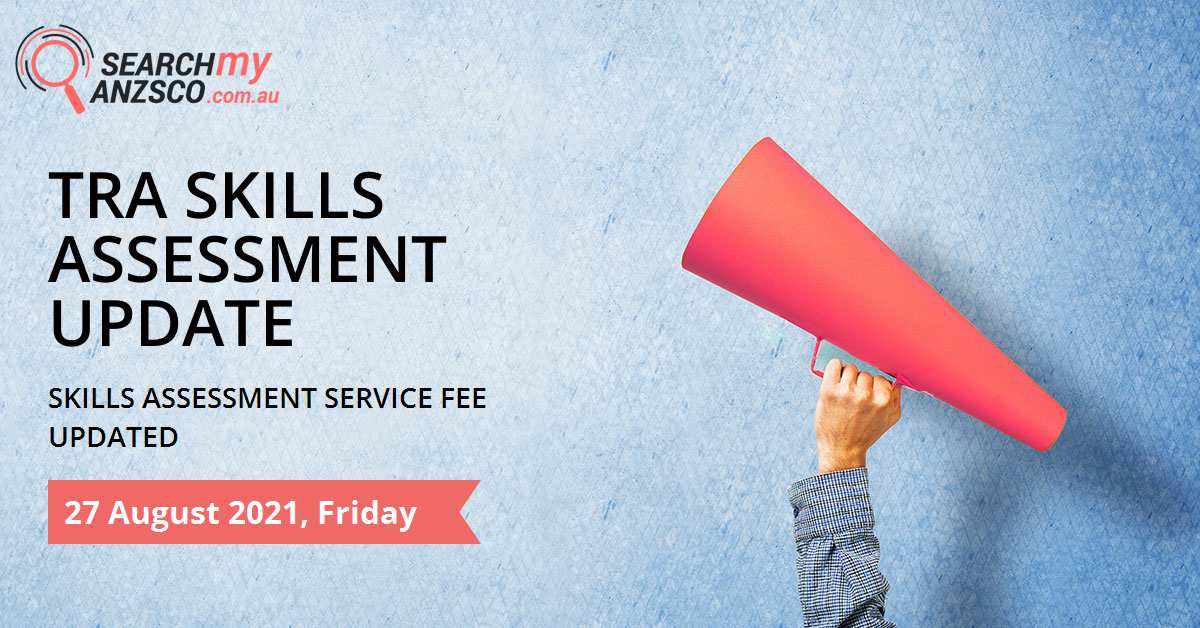 TRA Skills Assessment Update