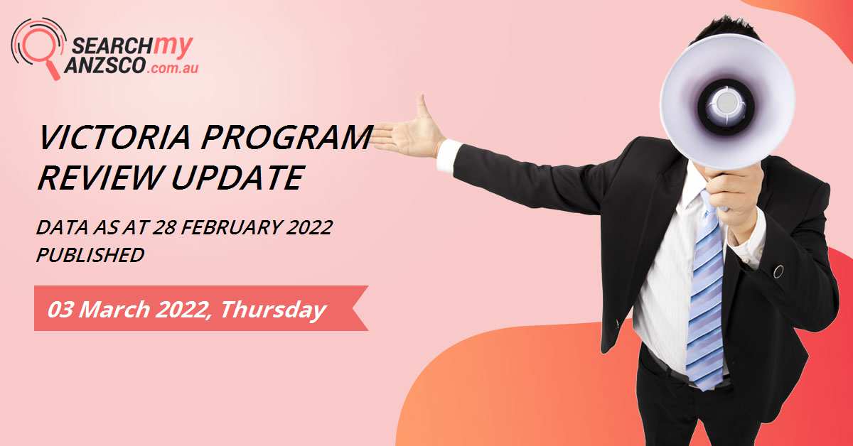 Victoria Program Review Update