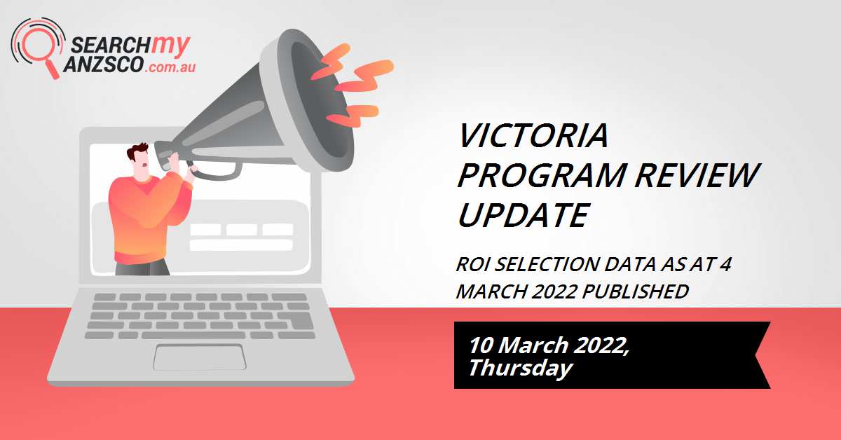 Victoria Program Review Update