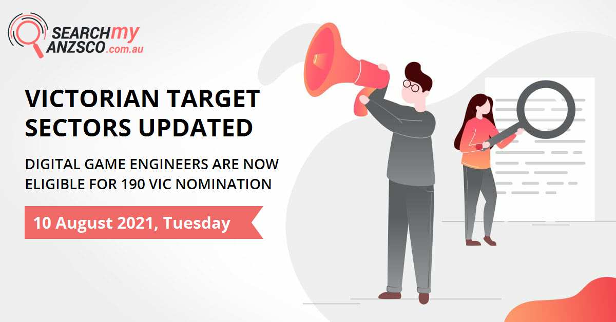 Victorian Target Sectors Updated