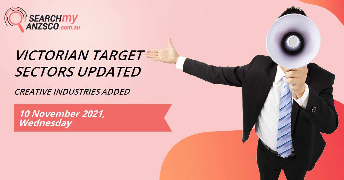 Victorian Target Sectors Updated